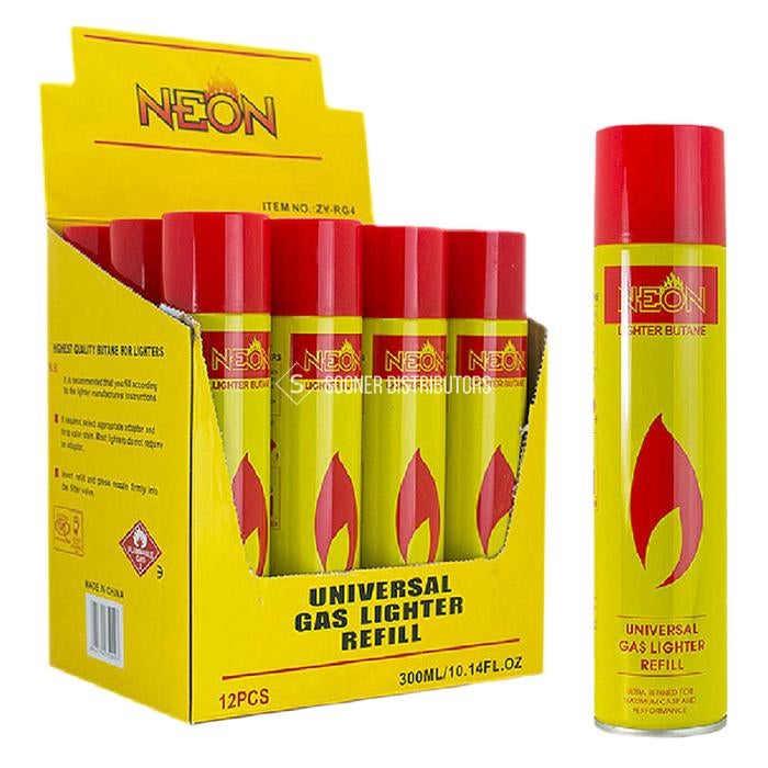 Neon Butane Lighter Gas Refill Universal Fluid | She Buds THC